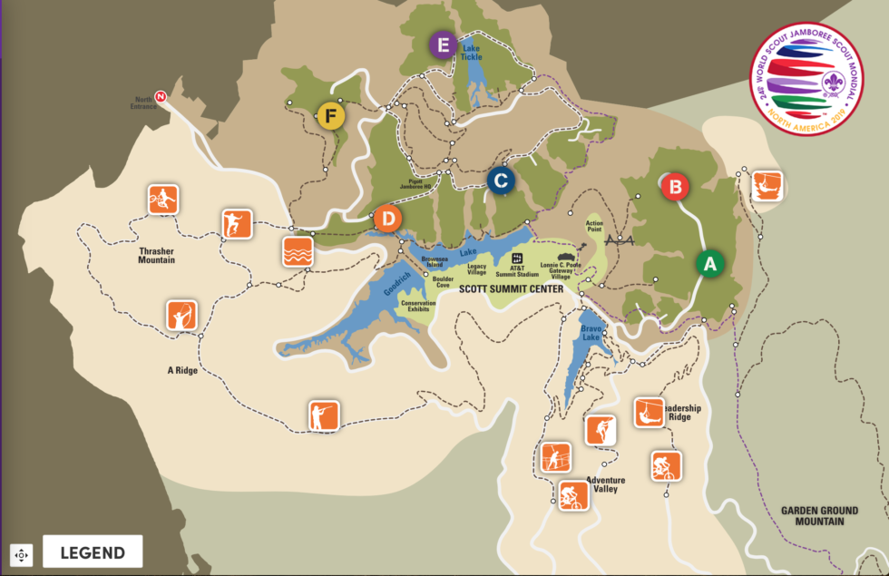 24. Jamboree 2019 in West Virginia, USA - Jamboree-Ausstellung